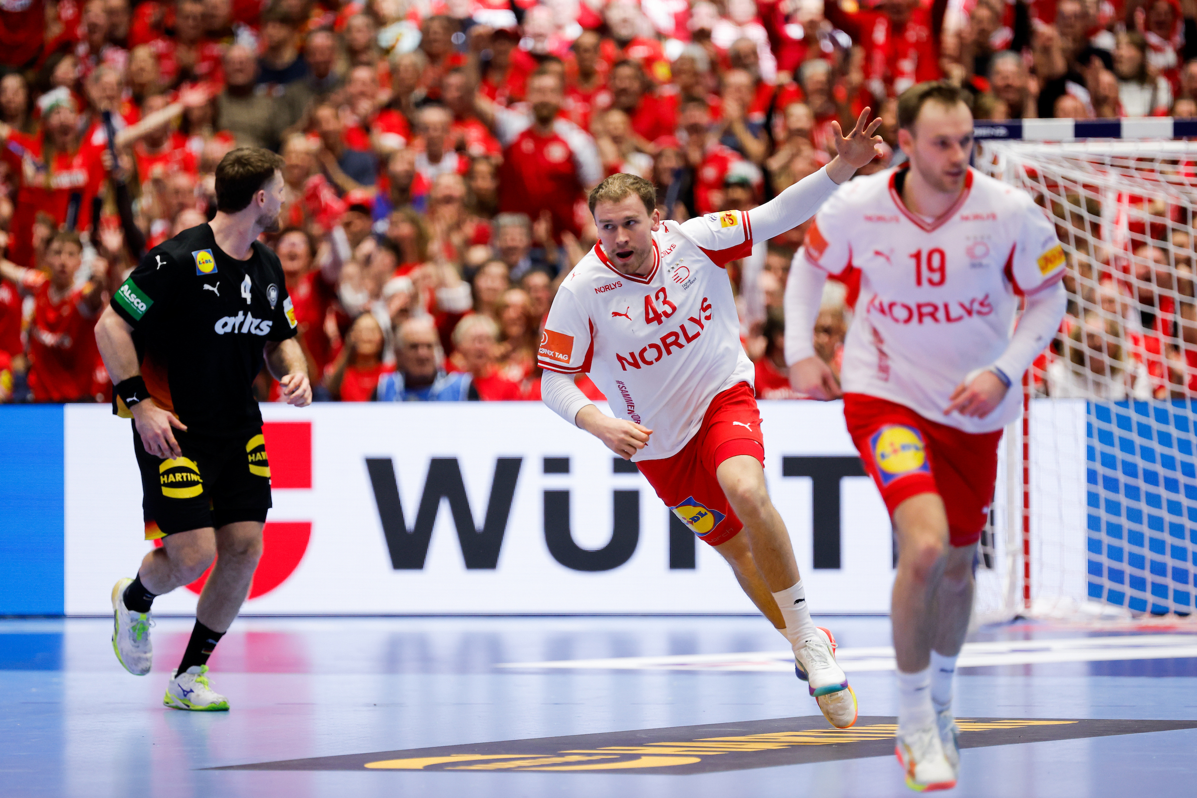 Denmark secure EHF EURO semi-finals after high-octane clash vs Germany