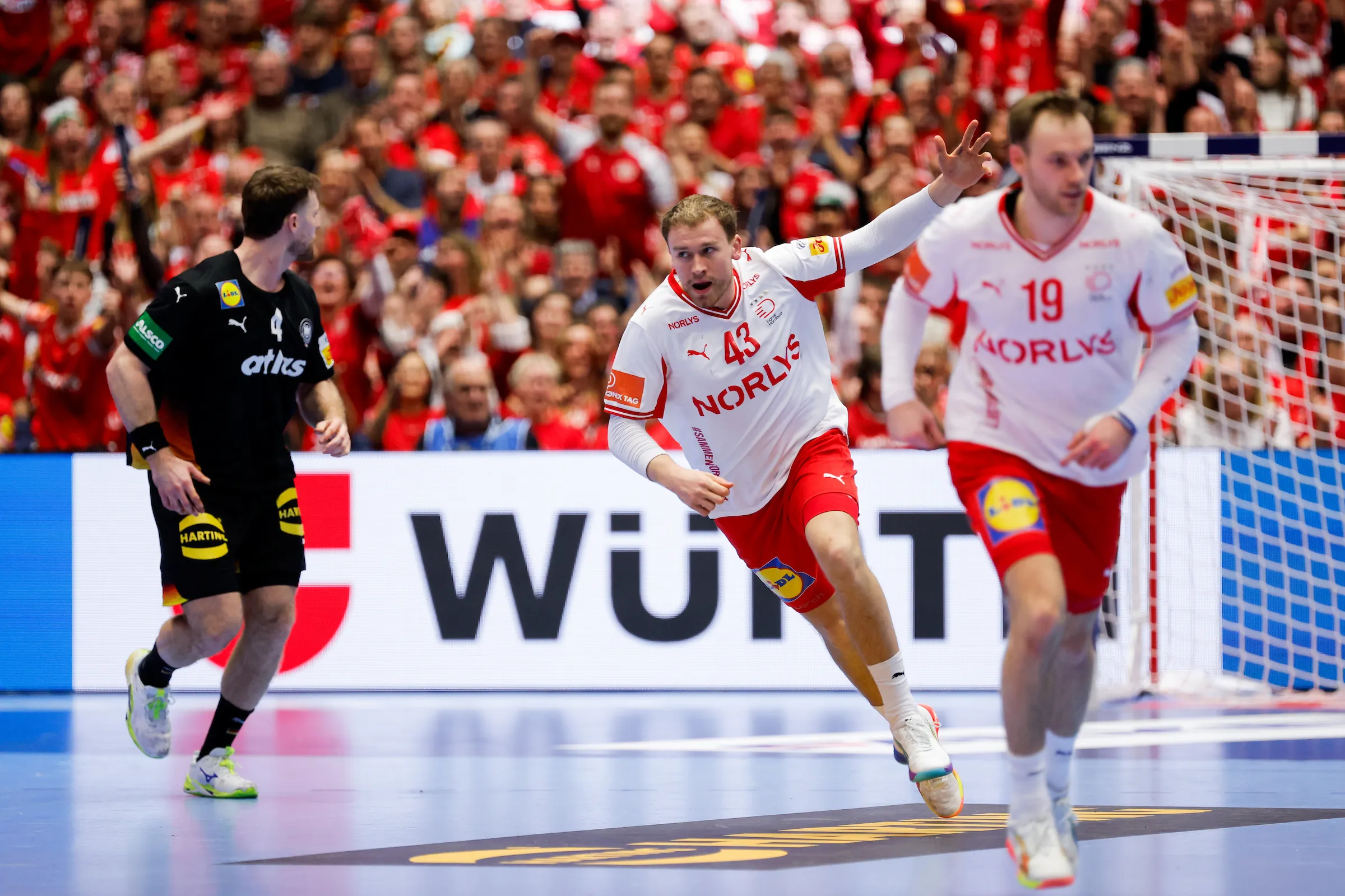 Denmark secure EHF EURO semi-finals after high-octane clash vs Germany