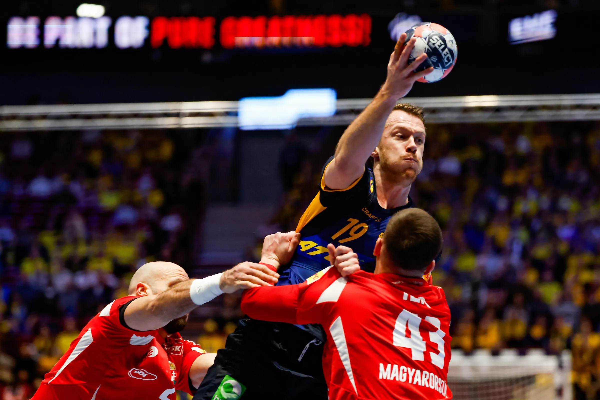Handball: Sweden and Hungary replay 2008 drama with hard-fought draw