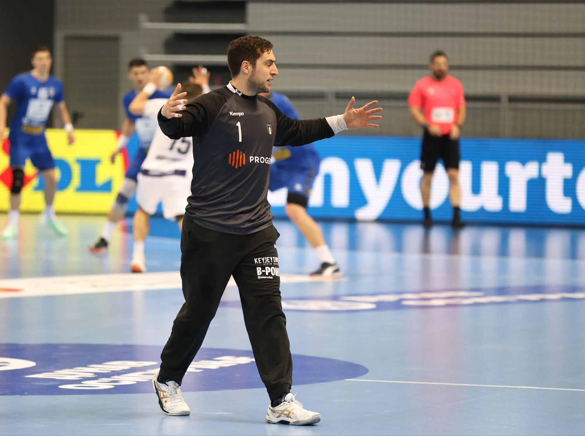 Italy handball goalkeeper Ebner: “A huge sense of pride”