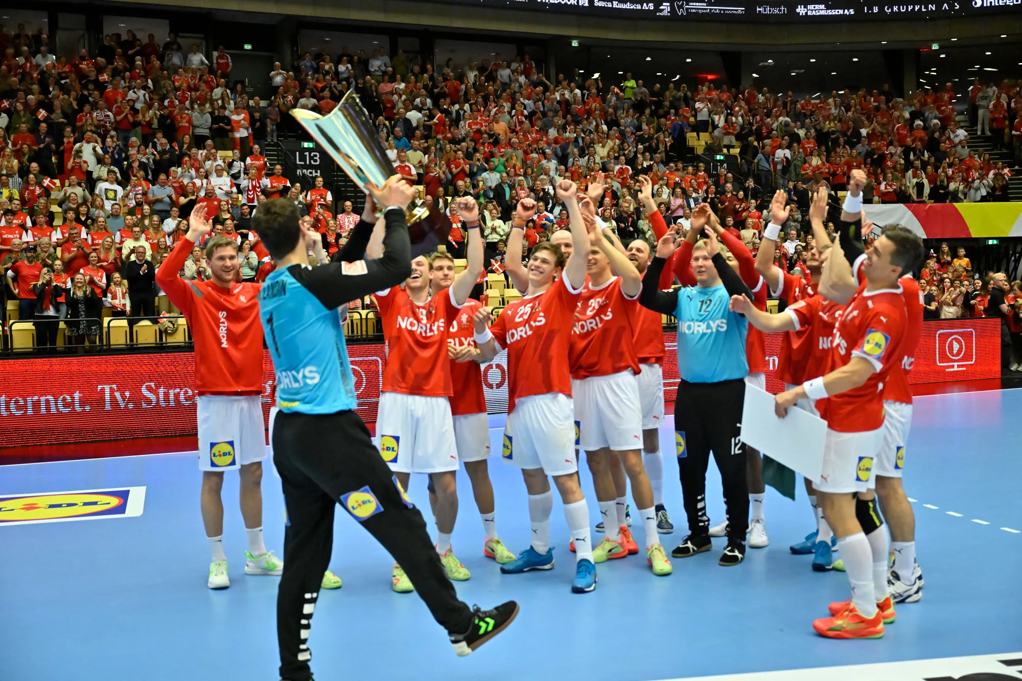 Denmark beat Sweden to seal EHF EURO Cup trophy