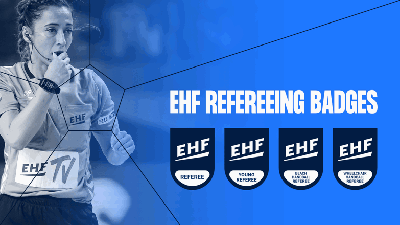 EHF referee badge redesigned