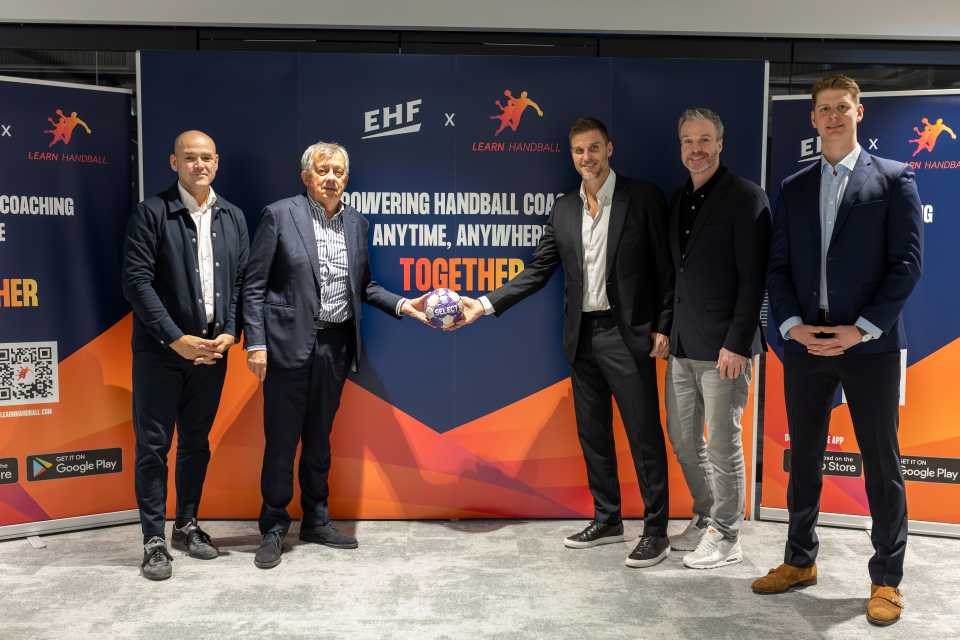 EHF and Learn Handball forge coaching partnership