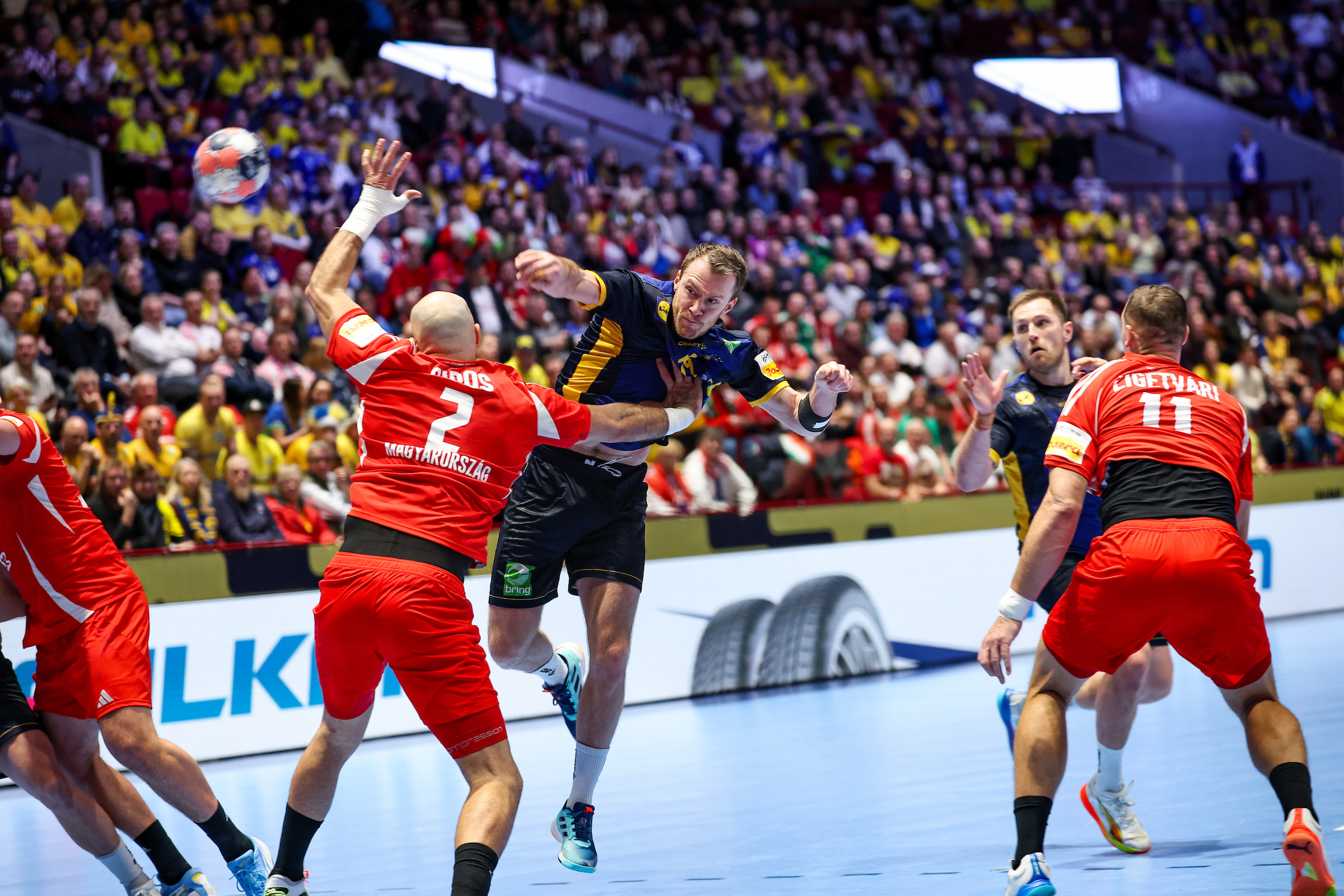 Handball: Sweden and Hungary replay 2008 drama with hard-fought draw